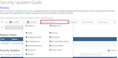 Microsoft Security Bulletins To Be Replaced By Security Updates Guide Starting This Month
