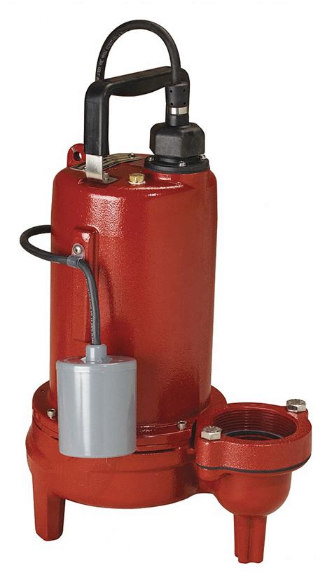 Liberty Pumps Cast Iron Single Phase Sewage Ejector Pump 56kd63 Le71a2 Grainger