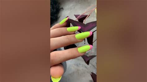 КРУТОЙ ФРЕНЧ 💚⚡️💖 маникюр гельлак ногти мастер мастерманикюра френч Shorts дизайн