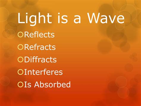PPT Light As A Wave PowerPoint Presentation Free Download ID 2867005
