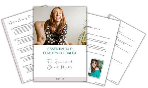 essential nlp coach s checklist