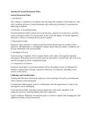 Creating A Safe And Respectful Workplace Sexual Harassment Course Hero