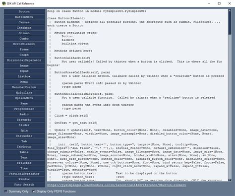 built in command line utilities pysimplegui documentation