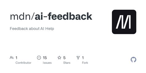 GitHub Mdn Ai Feedback Feedback About AI Help