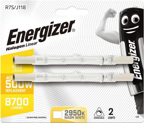 Eveready Eco Halogen 400w 500w Equivalent Linear Light Bulbwhite