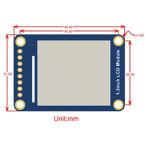Waveshare Inch IPS TFT LCD Display Pixels SPI WS