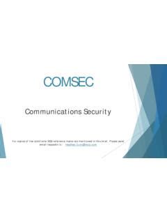 COMSEC Joint Security Awareness Council Comsec Joint Security Awareness Council Pdf PDF4PRO