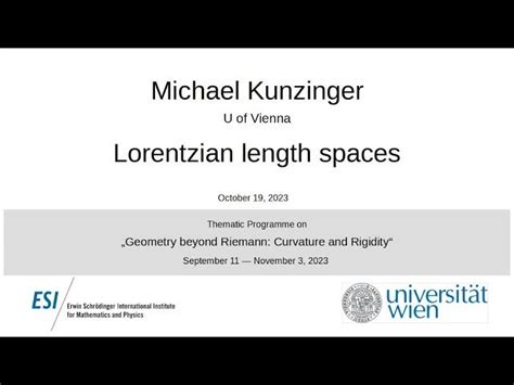 Free Video Lorentzian Length Spaces An Introduction To Synthetic Lorentzian Geometry From