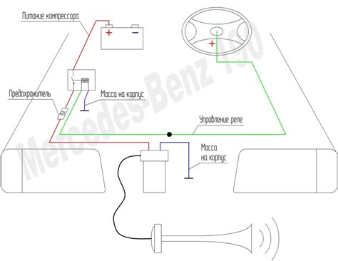 Картинка СХЕМА ПОДКЛЮЧЕНИЯ ПНЕВМОСИГНАЛА ЧЕРЕЗ РЕЛЕ