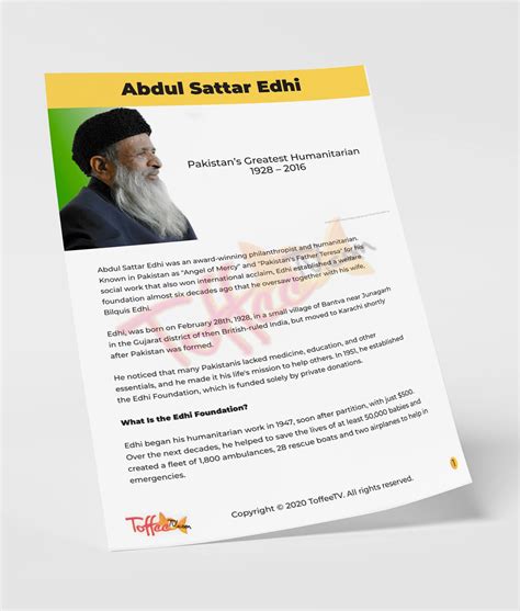 Abdul Sattar Edhi Toffeetv