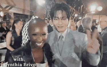 Taehyung With Cynthia Arivo  Taehyung With Cynthia Arivo