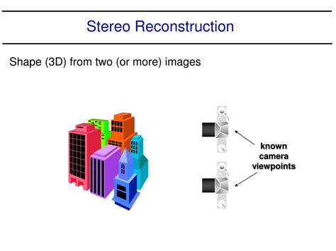 Ppt 9 Stereo Reconstruction Powerpoint Presentation Free Download Id5201990