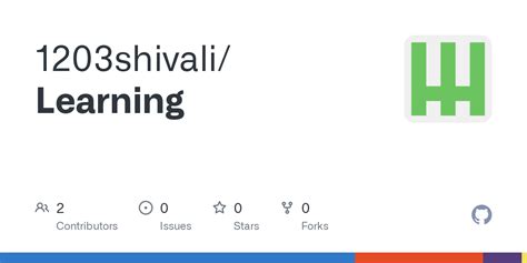 GitHub Shivali Learning