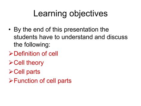1 cell structure function 1 ppt