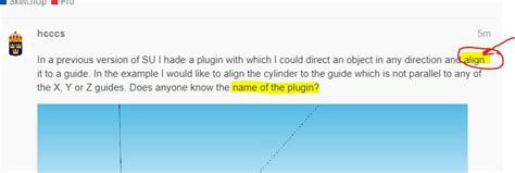 Aligning An Object Aong Arbitrary Guide Or Line Pro Sketchup Community