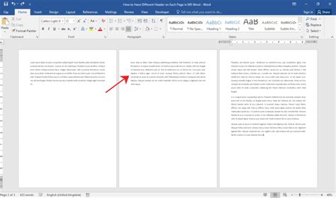 How To Have Different Header For Each Page In Ms Word Officebeginner