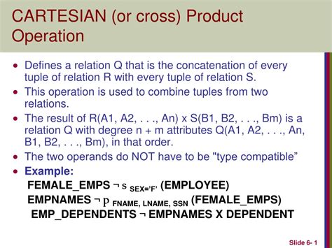Ppt Cartesian Or Cross Product Operation Powerpoint Presentation Free Download Id9693420