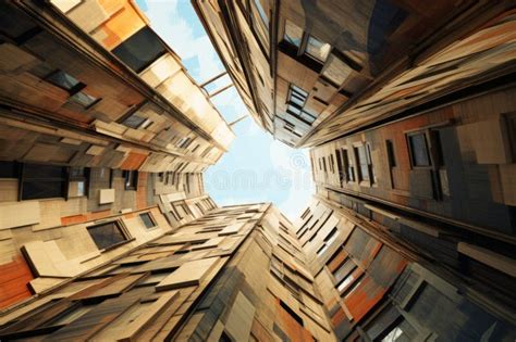 An Abstract Image Of A Distorted Window View Distorting Reality