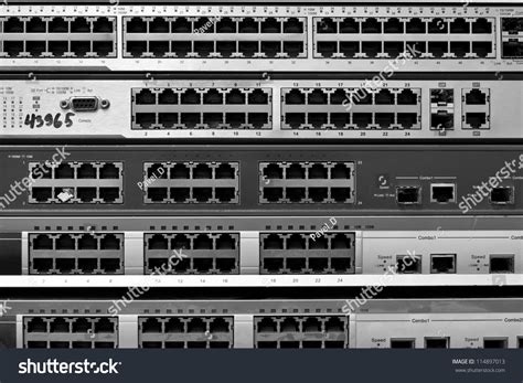 Switch Ethernet Rj Connectors Stock Photo Shutterstock