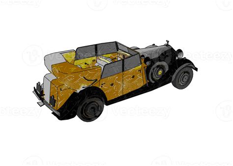 Coche Clásico De Estilo Antiguo 12007364 Png