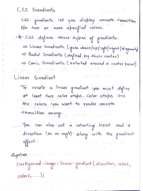 Css Notes Part 2 Pdf