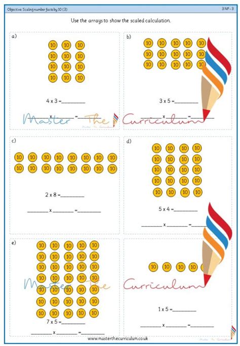 Scaling Number Facts By 10 3 Master The Curriculum