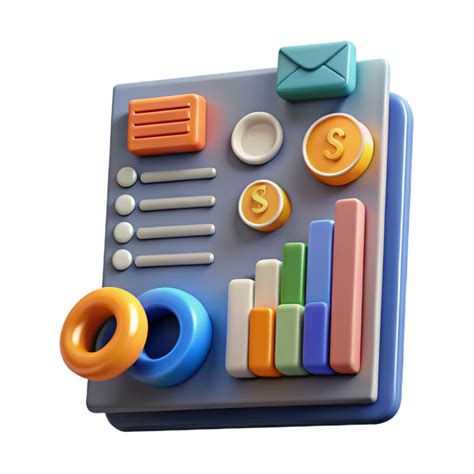 Serene Rustic Financial Report With Charts And Graphs Cutout Original