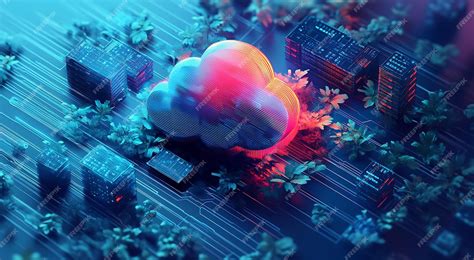 Cloud Computing The Future of Digital Transformation | Premium AI-generated image
