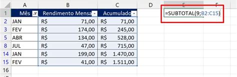 como somar uma coluna no excel ninja do excel