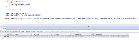 Query Long Varchar Via Odbc — Vertica Forum
