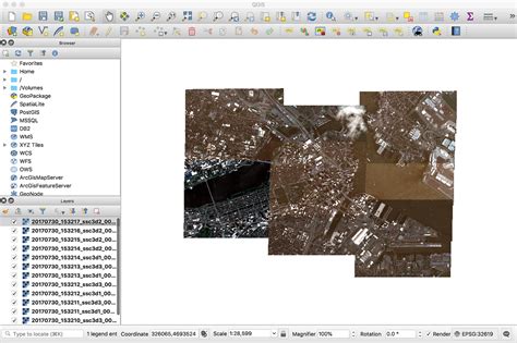 Making Sense Of Satellite Data An Open Source Workflow Stitching Data With Qgis By Robert