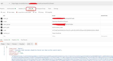 Azure Active Directory Unable To Access The Access Code And Refresh Token Of Aad Microsoft App