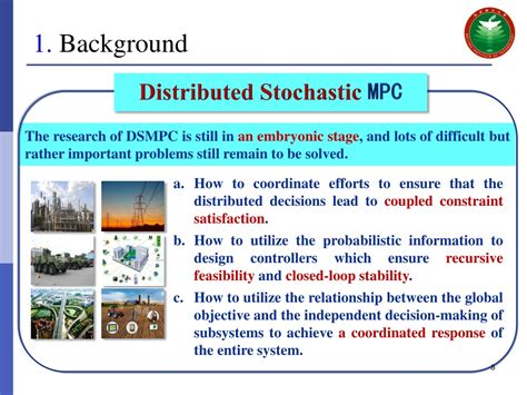 Ppt Distributed Stochastic Model Predictive Control Challenges And Solutions Powerpoint