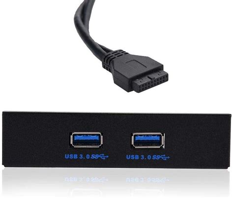 Ashata Usb Front Panel Usb Floppy Front Panel With Port Inches Floppy Bay Pin To