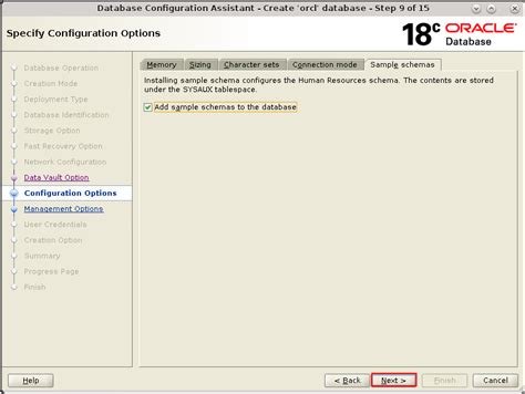 Create A Non Container Database Using DBCA Advanced Mode