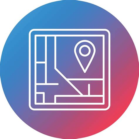 Map Line Gradient Circle Background Icon 16865698 Vector Art At Vecteezy