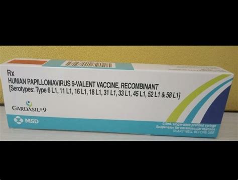 Gardasil Injection Gardasil Vaccine Latest Price Manufacturers