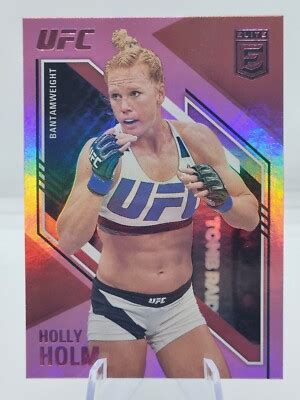 2021 Chronicles Elite Ufc Holly Holm Pink Parallel Mint Ebay