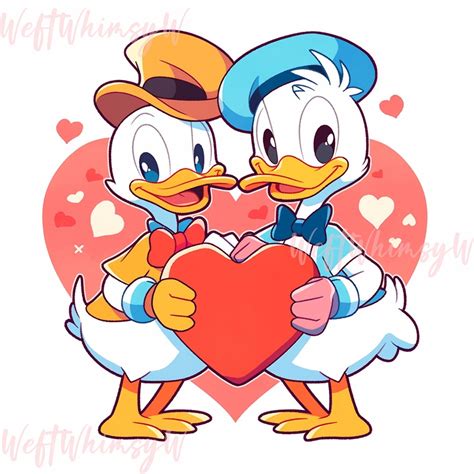 Donald And Daisy Png Donald And Daisy Png Clipart Valentines Day Png