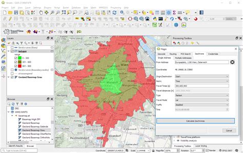 Five Qgis Network Analysis Toolboxes For Routing And Isochrones Free And Open Source Gis Ramblings