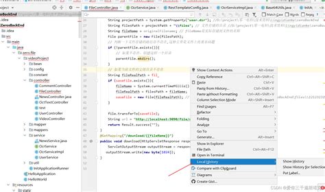 idea如何历史回溯如何返回之前写的代码 阿里云开发者社区