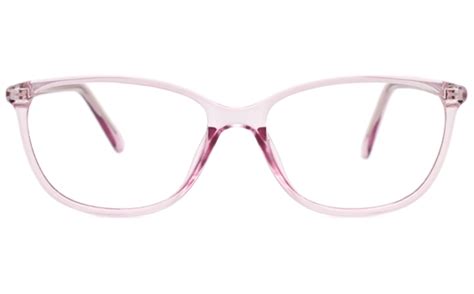Oval Plastic Eyeglasses Framepink