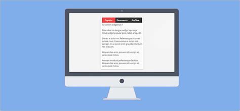 Cara Membuat Widget Multi Tab Di Bagian Sidebar Blog