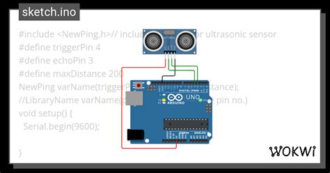 Ultrasonicsensor Copy Wokwi Esp32 Stm32 Arduino Simulator