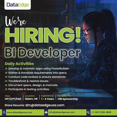 Dataedge On Linkedin Were Hiring Position Bi Developer Location Salem Or Experience
