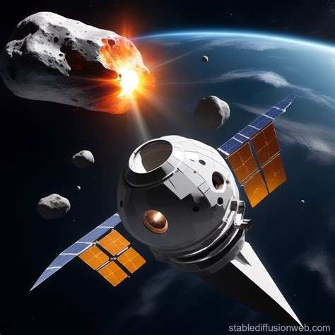 Logo For A Space Mission Concerning Asteroid Deflection With Solar Sail