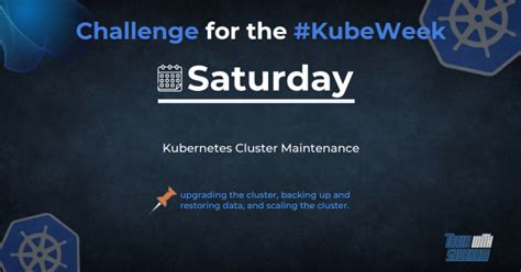 Shubham More On Linkedin Kubernetes Cluster Maintenance