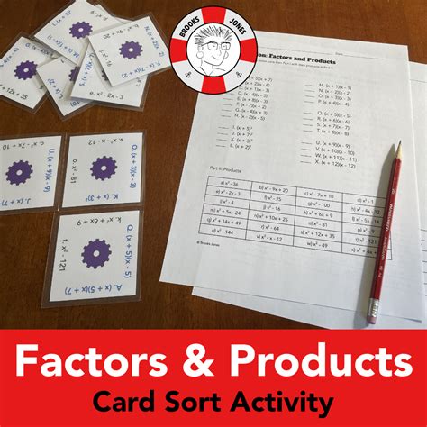 Polynomial Factors And Products Card Sort Activity Made By Teachers