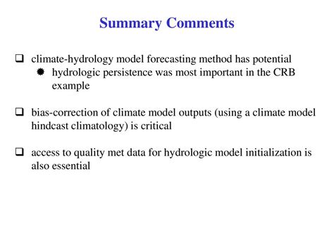 Experimental Real Time Seasonal Hydrologic Forecasting Ppt Download