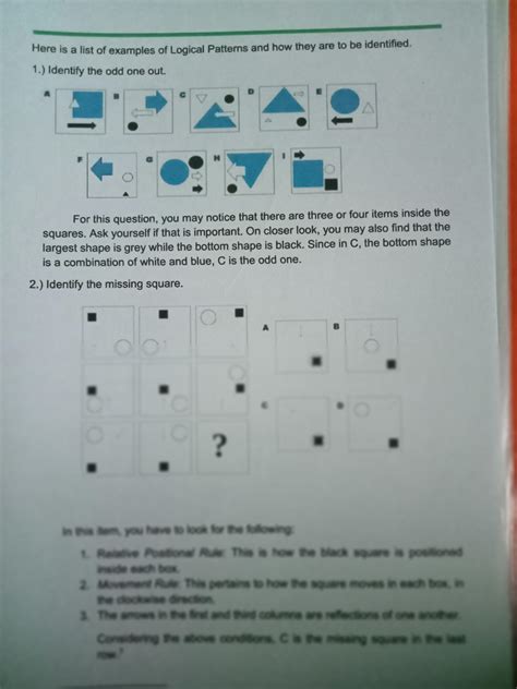 SOLUTION Logical Patterns Studypool